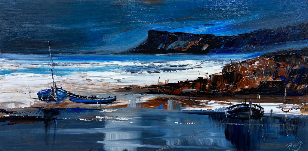 In The Half Light, Fairhead, Co.Antrim by J P Rooney – Irish Art Plus