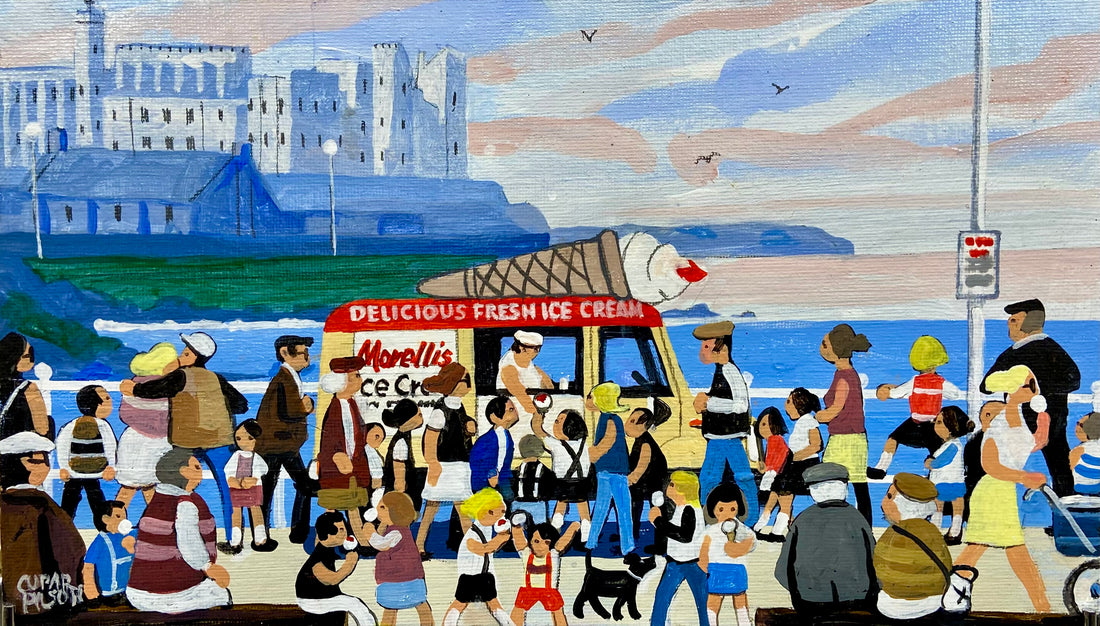 Ice Cream on Portstewart Promenade. by Cupar Pilson – Irish Art Plus