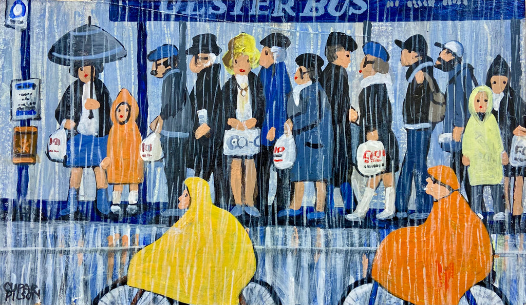 Pouring It Down Belfast by Cupar Pilson – Irish Art Plus