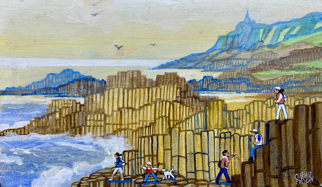 At the Giants Causeway, Co.Antrim by Cupar Pilson – Irish Art Plus
