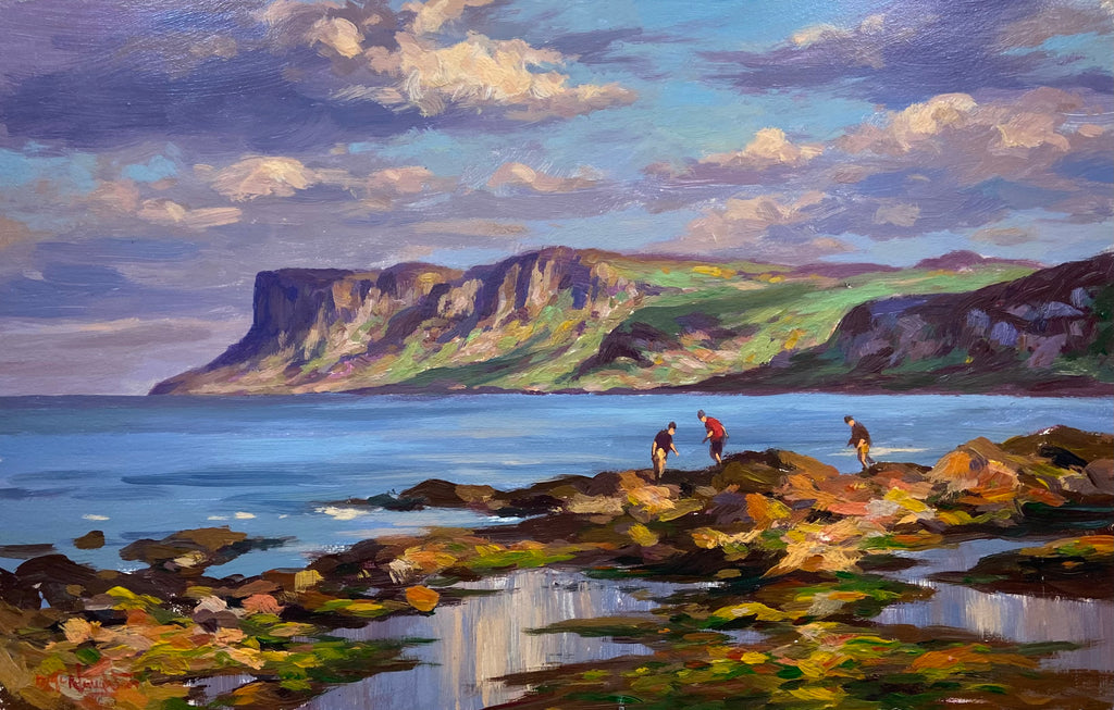 Playing On The Rocks, Near Fairhead, Ballycastle. by Donal McNaughton ...