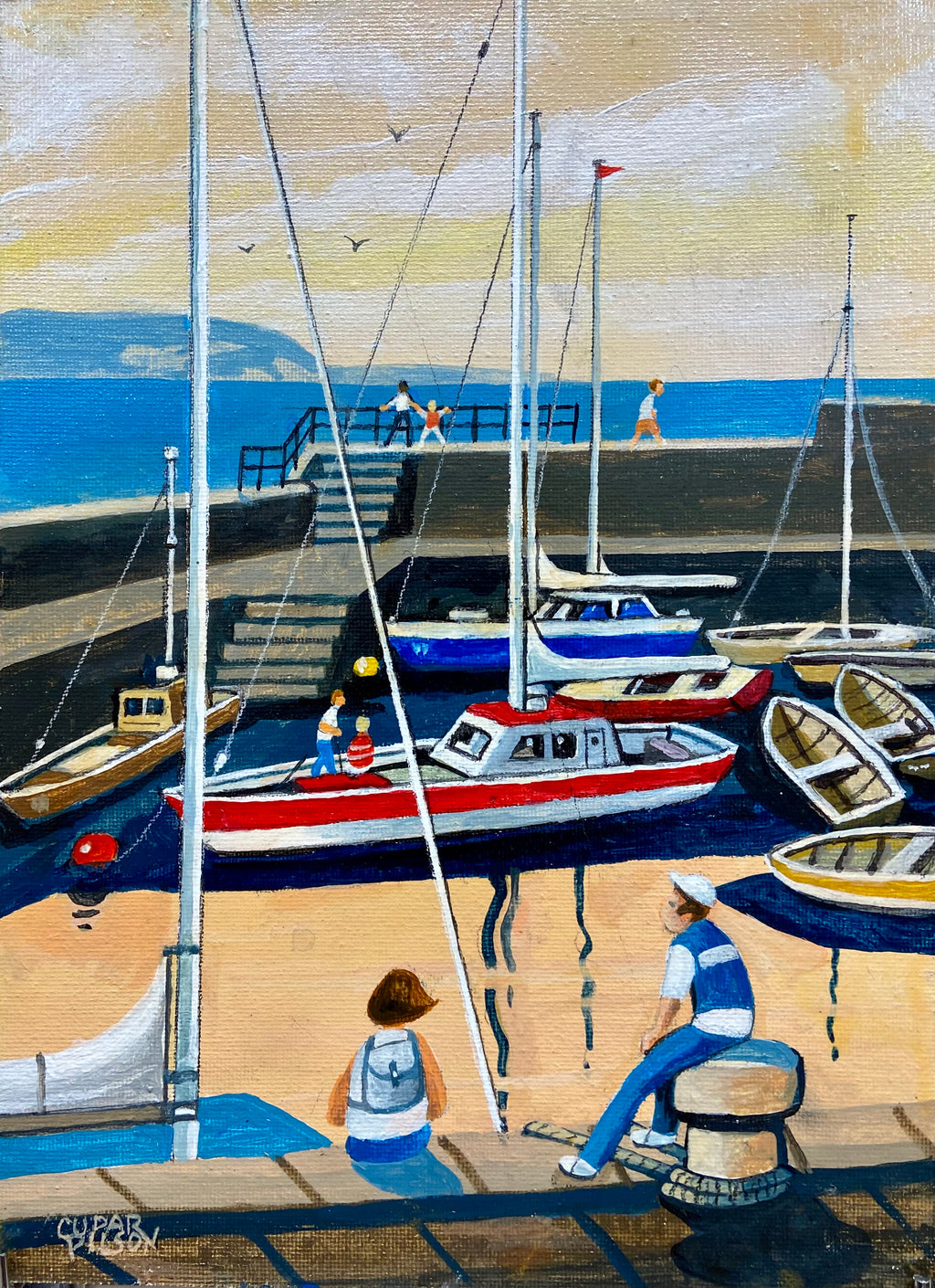 Portstewart Harbour by Cupar Pilson – Irish Art Plus