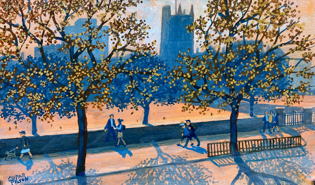 Autumn Morning At Queens Belfast by Cupar Pilson – Irish Art Plus