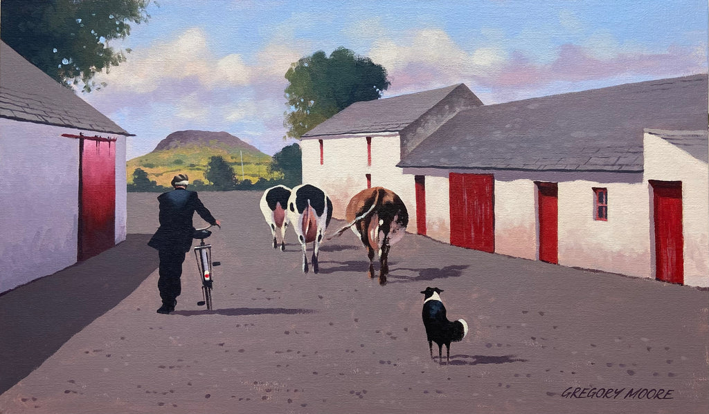 Milking Time Near Slemish, Co.Antrim by Gregory Moore – Irish Art Plus