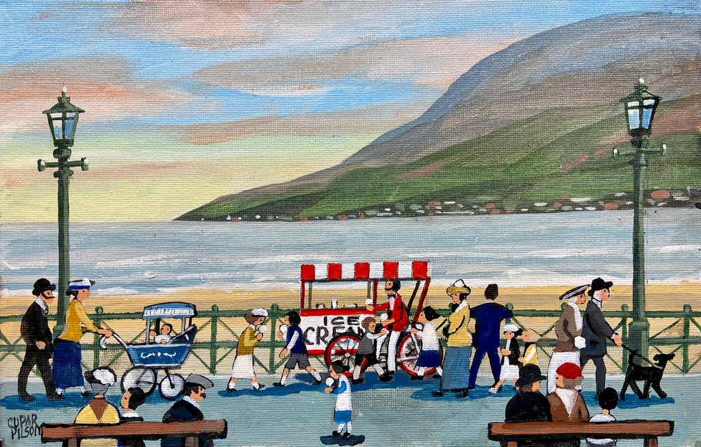 Newcastle Promenade, Co.Down 1910 by Cupar Pilson – Irish Art Plus