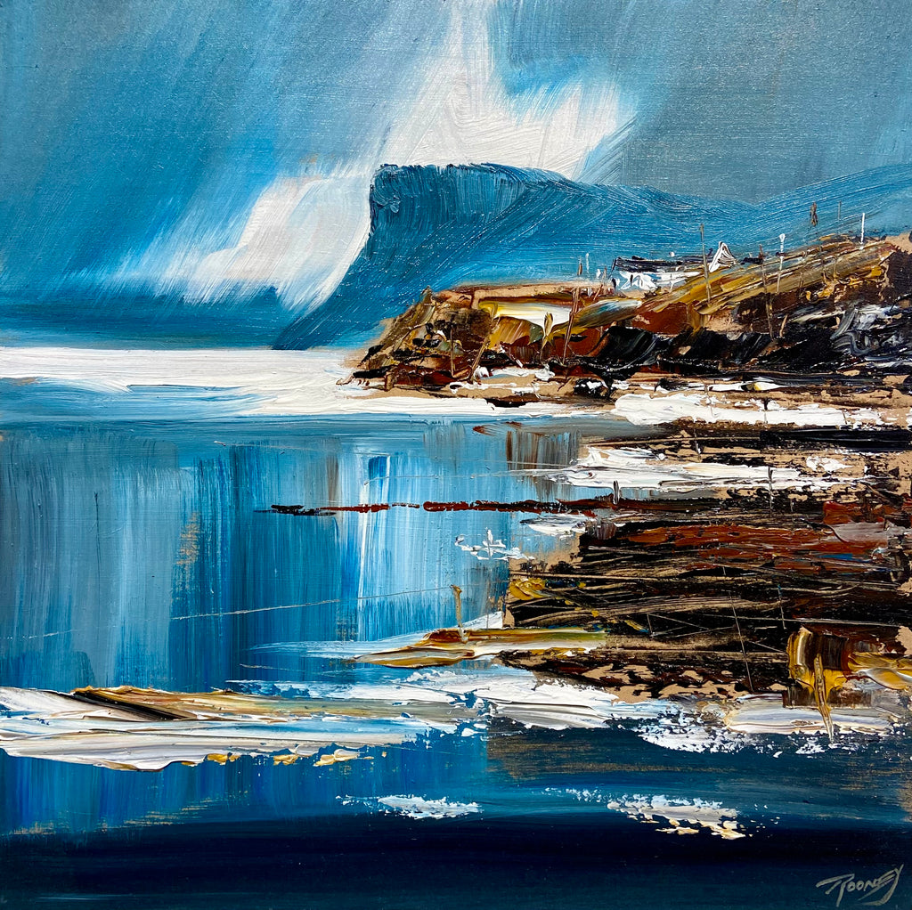 Rising Mist, Fair Head, Ballycastle. by J P Rooney – Irish Art Plus