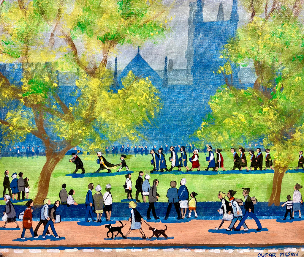 Summer Graduation at Queens, Belfast by Cupar Pilson – Irish Art Plus