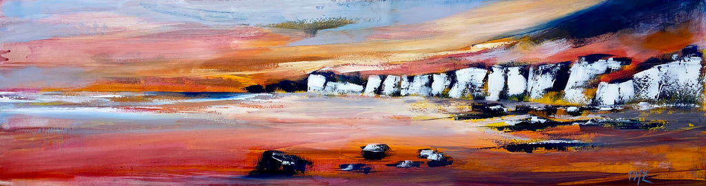 Evening Sunset, White Rocks, Portrush, Co.Antrim. by Paula McKinney ...