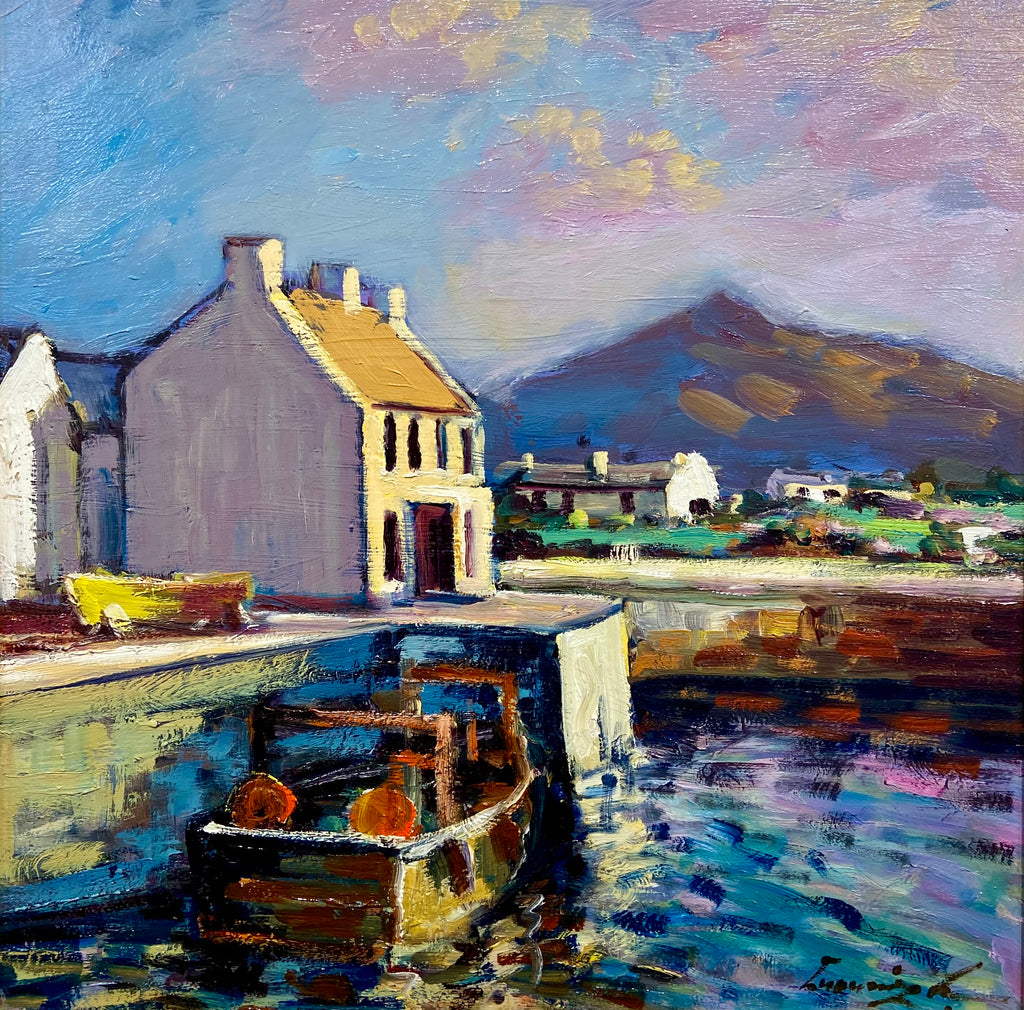 Annalong Harbour, Co.Down by William Cunningham – Irish Art Plus