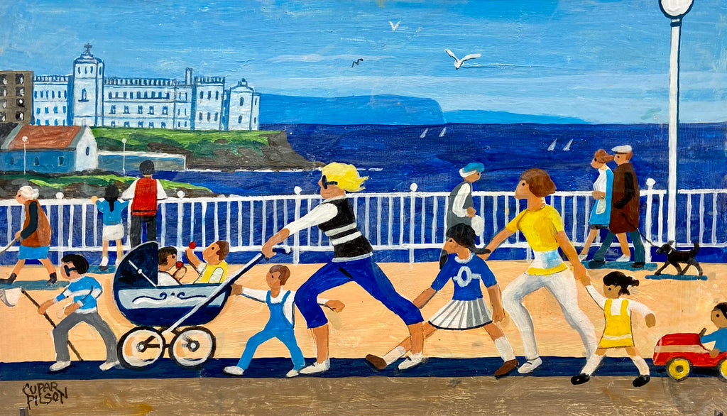 The Child Minders on Portstewart Prom by Cupar Pilson – Irish Art Plus