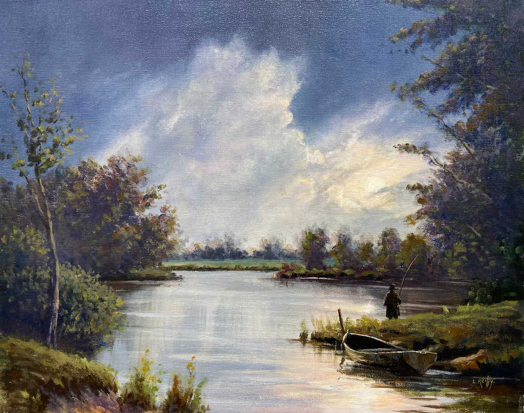Fishing in the Still Waters by Liam Reilly – Irish Art Plus