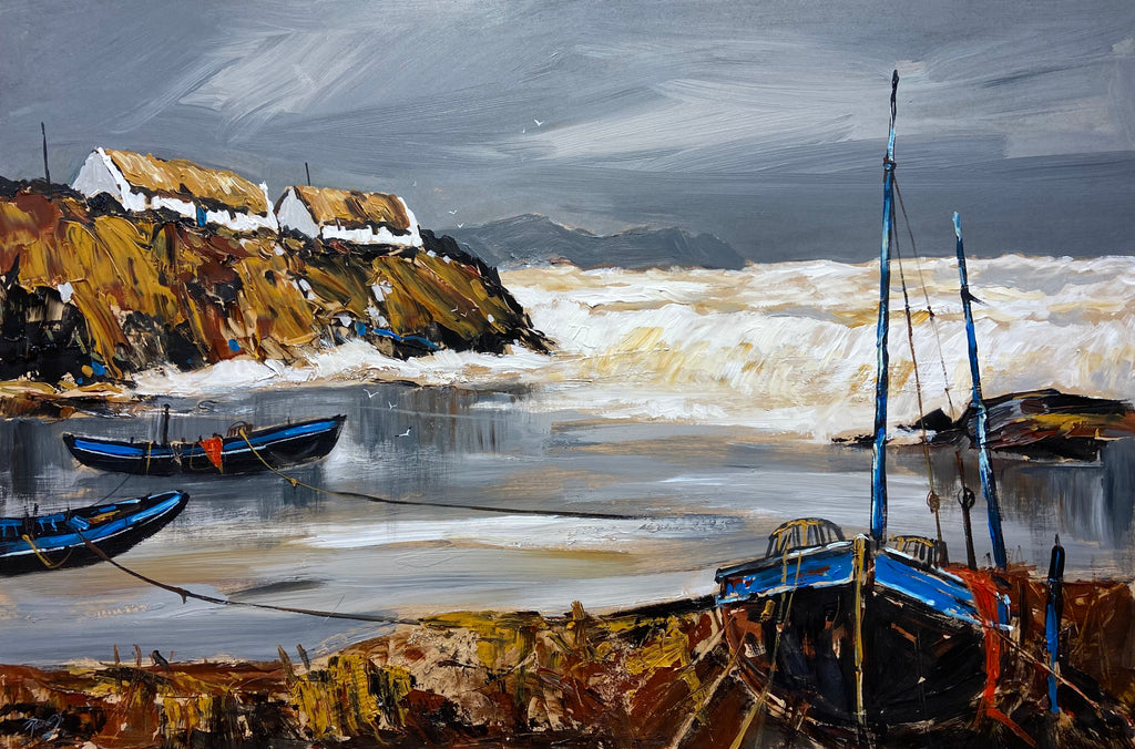 Rushing Tide, Heir Island, Co.Cork. by J P Rooney – Irish Art Plus
