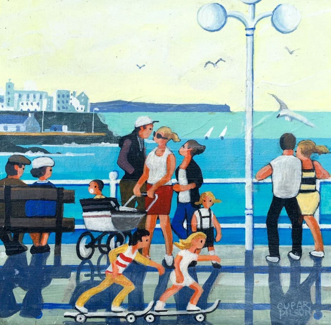 Getting The Gossip, Portstewart Prom by Cupar Pilson – Irish Art Plus