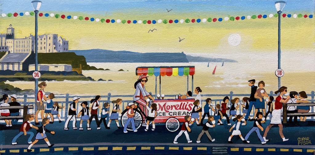 Ice Cream on Portstewart Prom by Cupar Pilson – Irish Art Plus