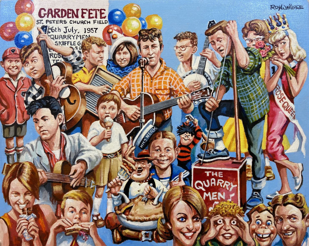 Paul McCartney Meets John Lennon by Roy Wallace – Irish Art Plus