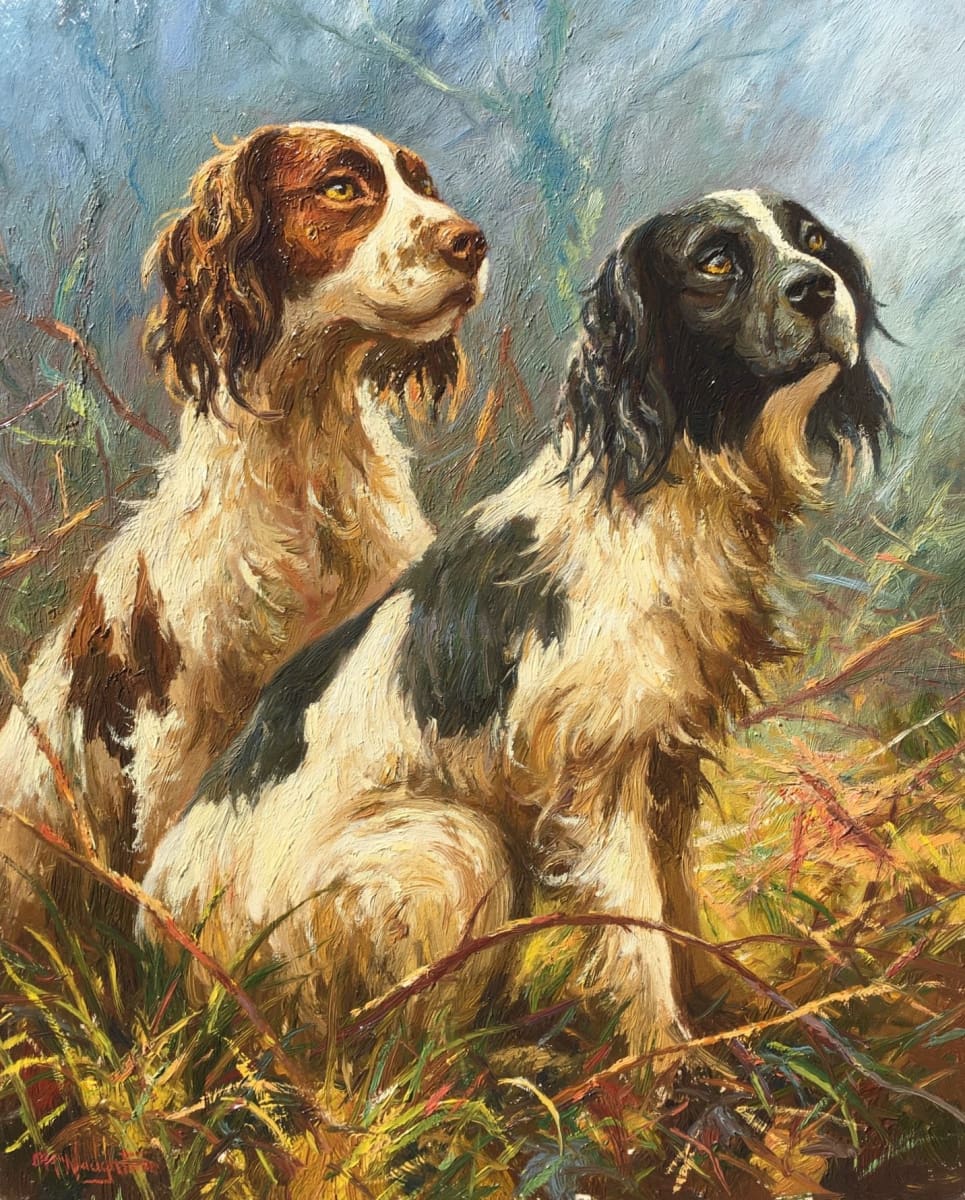 Two Spaniels by Donal McNaughton – Irish Art Plus